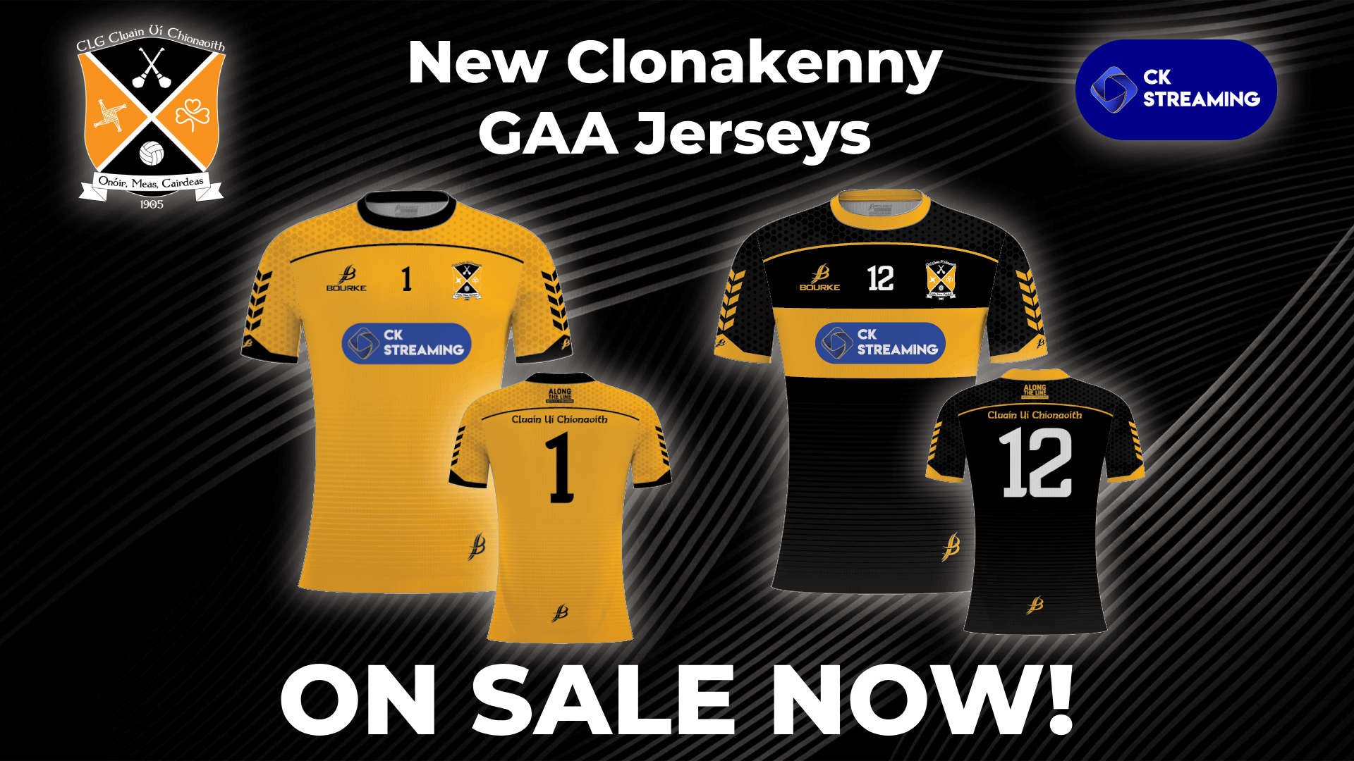 New Clonakenny GAA Kit - Clonakenny GAA